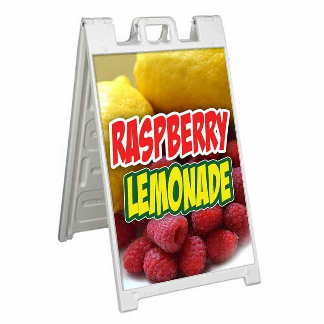 RASPBERRY LEMONADE Signicade 24x36 Aframe Sidewalk Sign Banner Decal ...