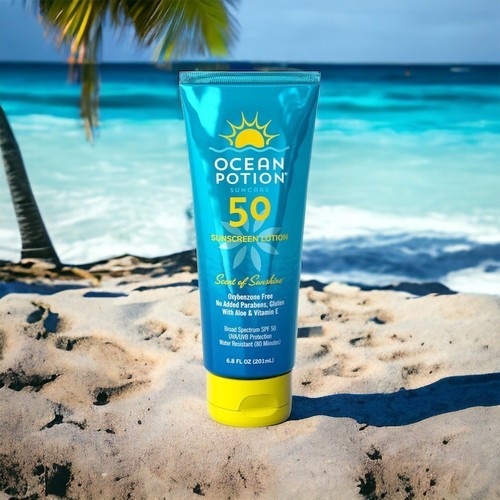 OCEAN POTION Sunscreen Lotion SPF 50 Scent of Sunshine 6.8 fl oz, 2 ...