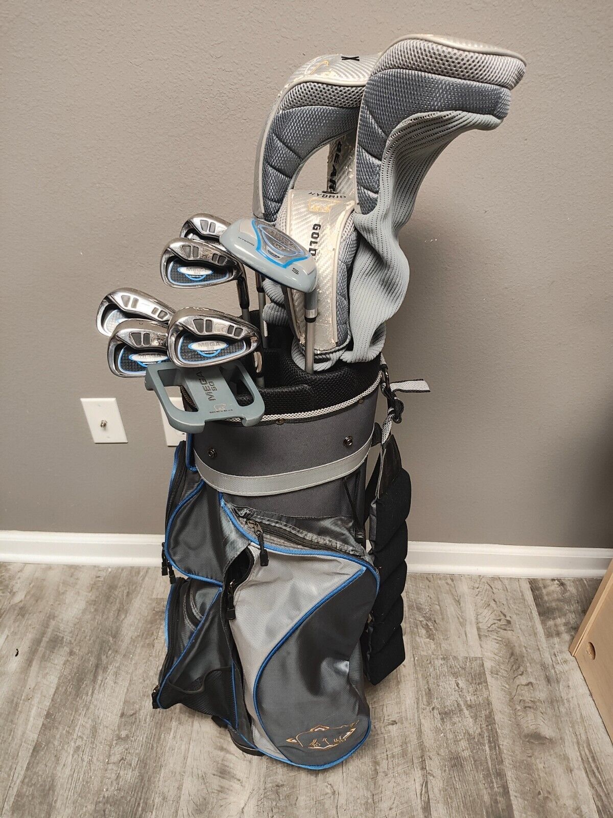 Jack Nicklaus MEGA OS 12 Piece Ladies Flex Complete Golf Set Cart Bag ...