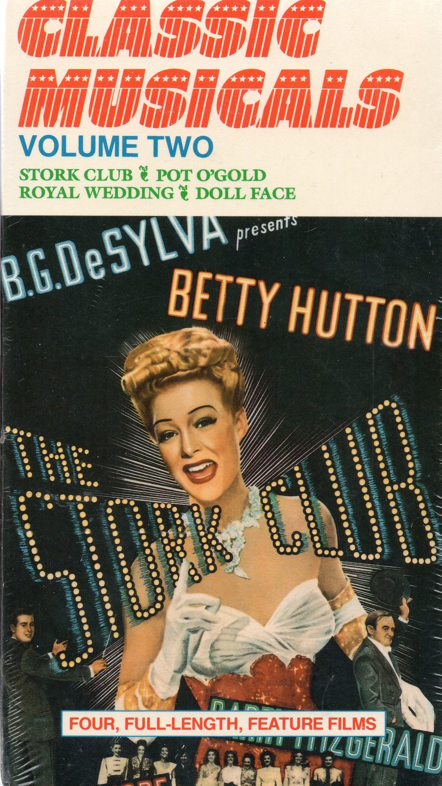 CLASSIC MUSICALS vol. 2 (vhs) Stork Club, Pot O'Gold, Royal Wedding ...