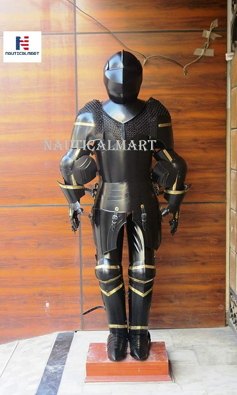 Medieval Knight Suit of Armor Combat Full Body Costume Battle Ready ...