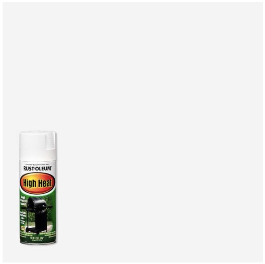 Rust-Oleum Specialty High Heat Satin Spray Paint, White, 12 Oz. - Other ...