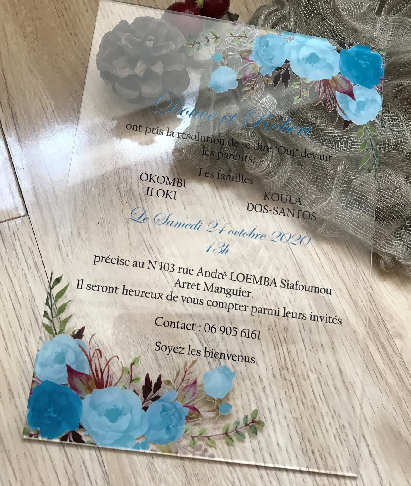 Acrylic Wedding Invites, Custom Acrylic Wedding Invitation,10pcs ...