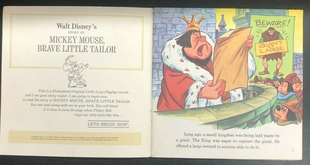 Mickey Mouse, Brave Little Tailor (1968) and similar items