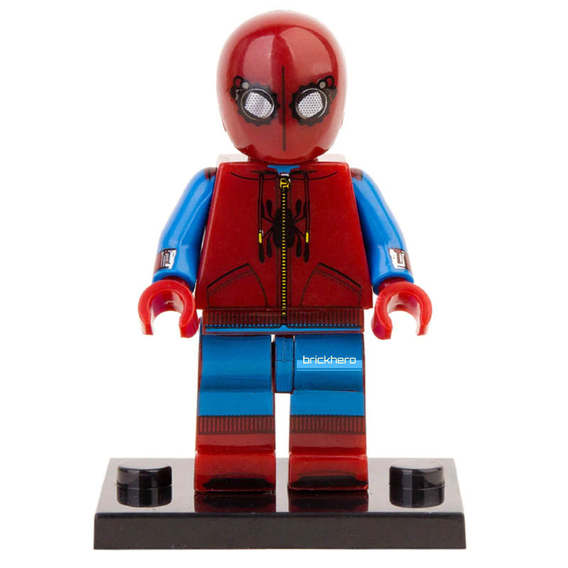 Spider-Man (Home Made Suit) Spider-man Homecoming Lego Custom ...