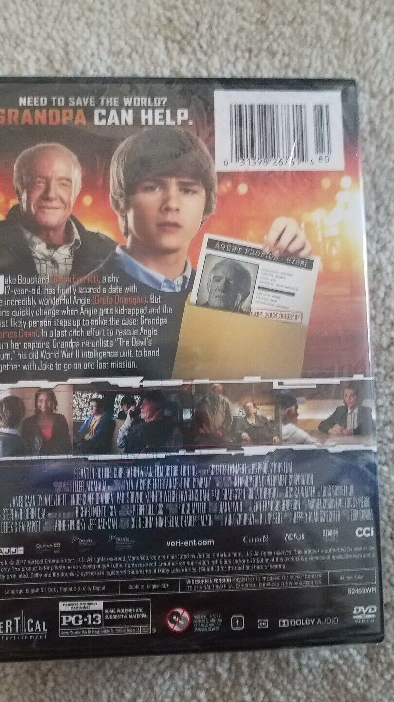 Undercover Grandpa Dvd 2017 Ws Ames Caan Dylan Everett New Dvds And Blu Ray Discs
