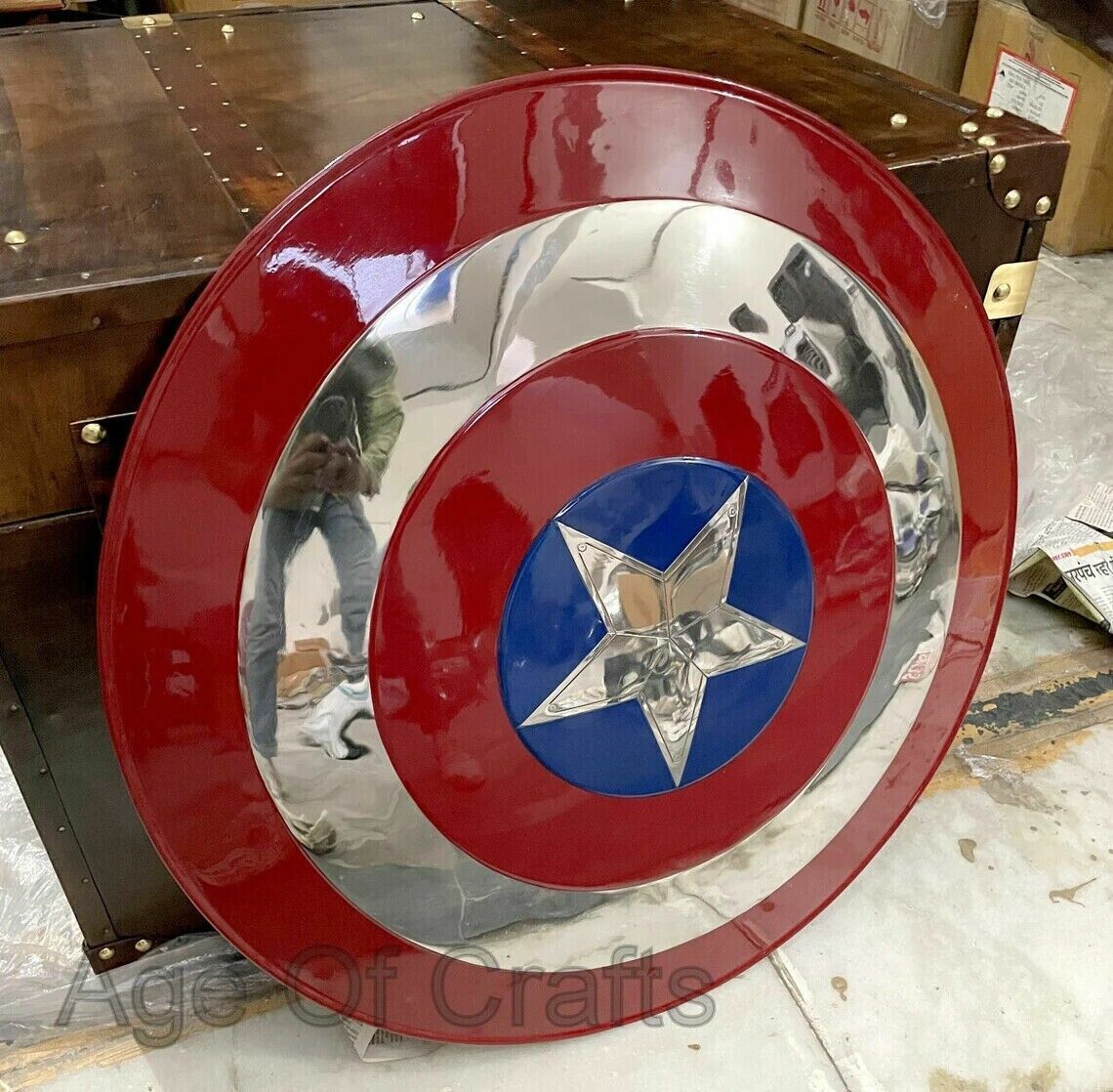 Medieval Captain America Shield-Metal Prop Replica Marvel Captain ...