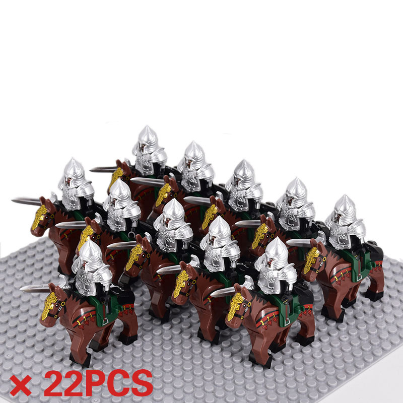 LOTR Mounted Rohan Royal Guards Heavy Sword Infantry Army 22 ...