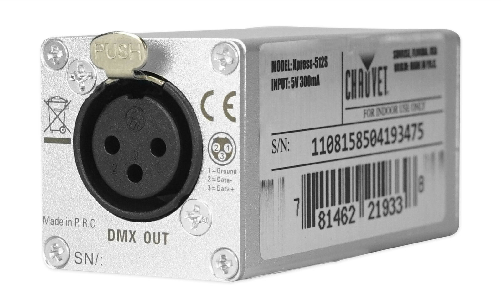 Chauvet DJ Xpress-512S Aluminum DMX Lighting Interface for ShowXpress ...