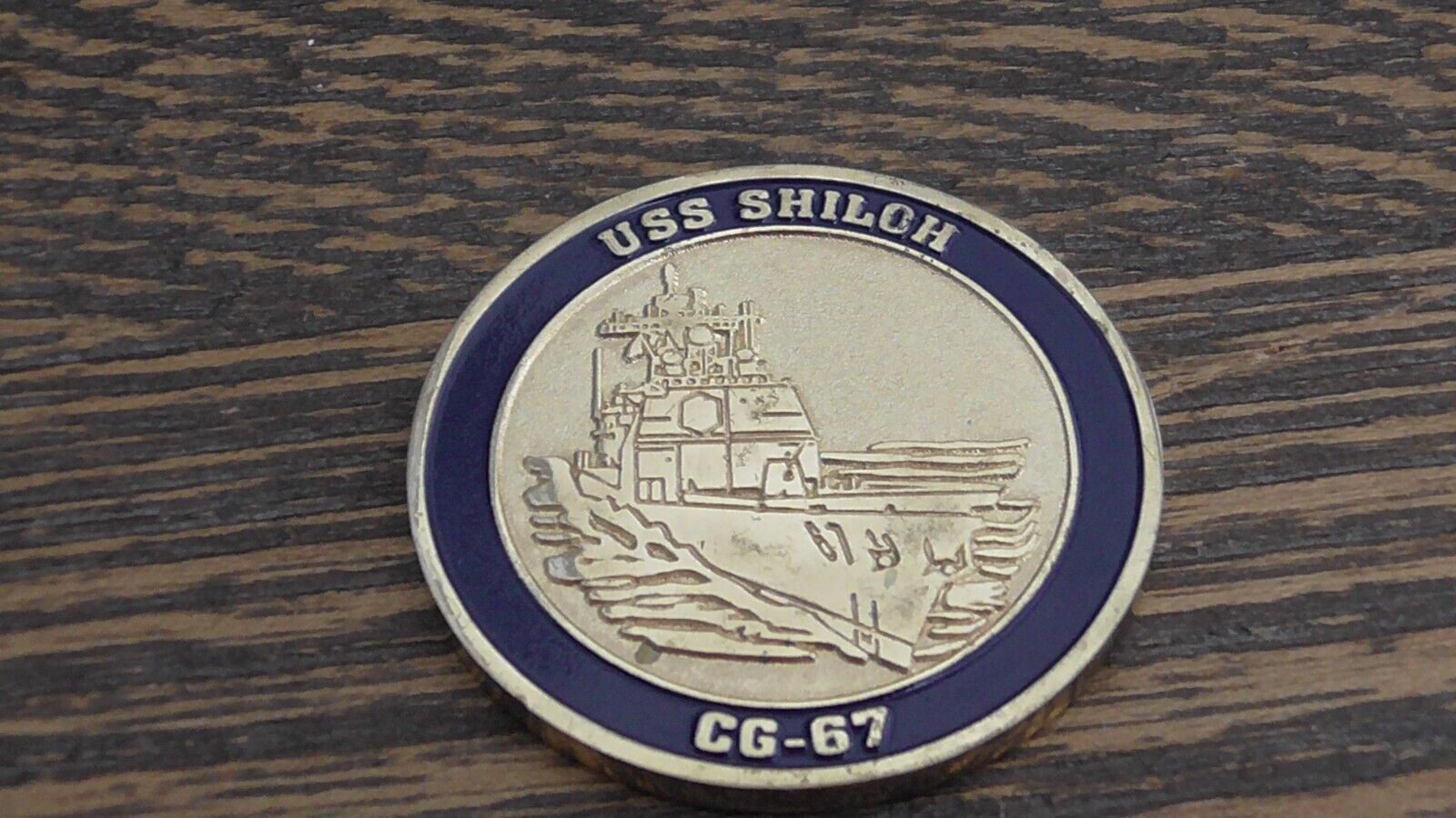 USN USS Shiloh CG-67 Guided Missile Cruiser Challenge Coin #49s ...