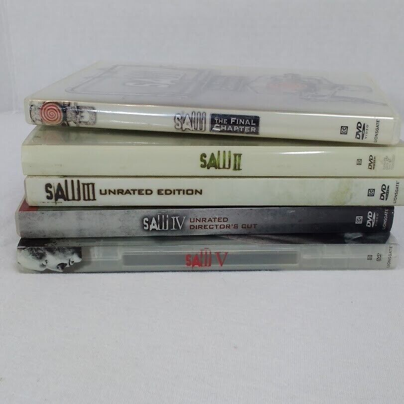 The Saw Collection II,III,IV,V,The Final Chapter DVD-Film,Widescreen ...