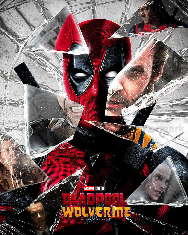 DEADPOOL & WOLVERINE MOVIE POSTER PROMO PUBLICITY PHOTO PRINT ALL SIZES ...