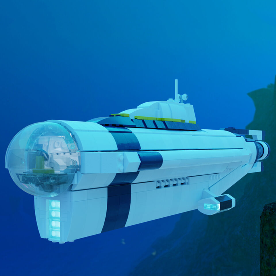 Cyclops Submarine DIY Model Building Blocks Set for Subnautica MOC ...