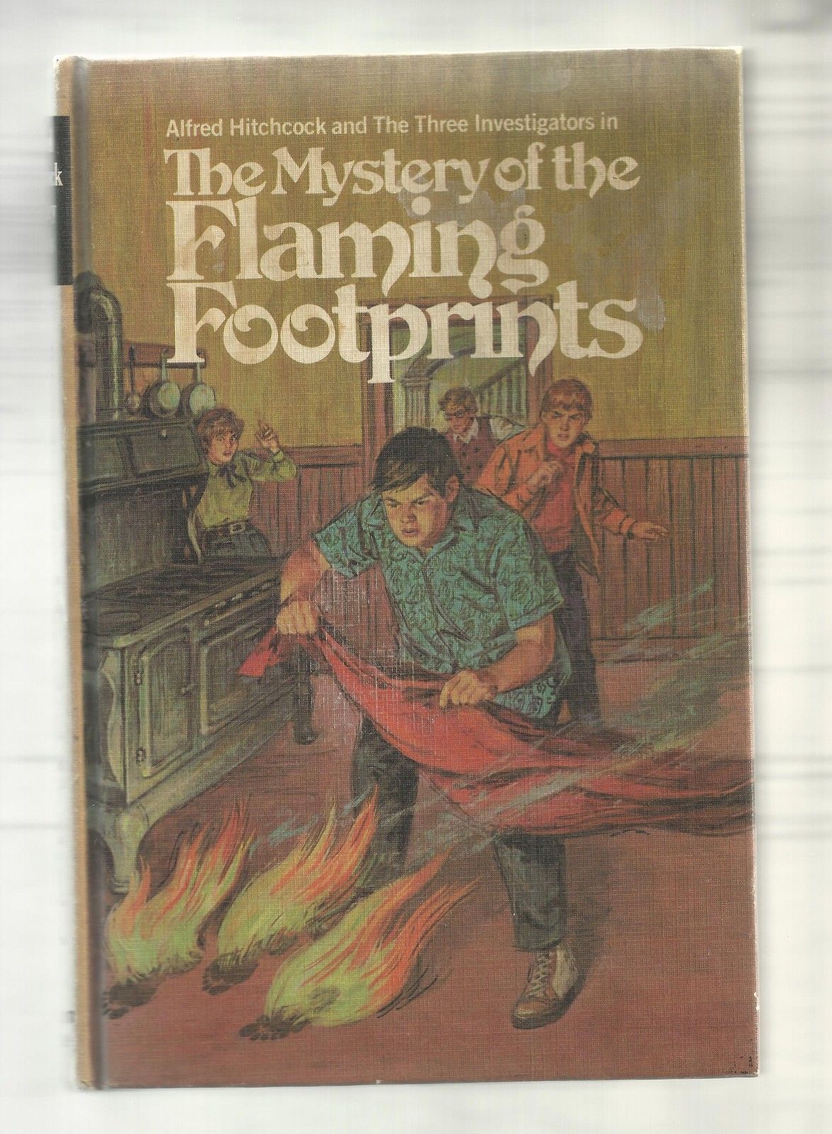 Three Investigators THE MYSTERY OF THE FLAMING FOOTPRINTS eX+ 1971 ...
