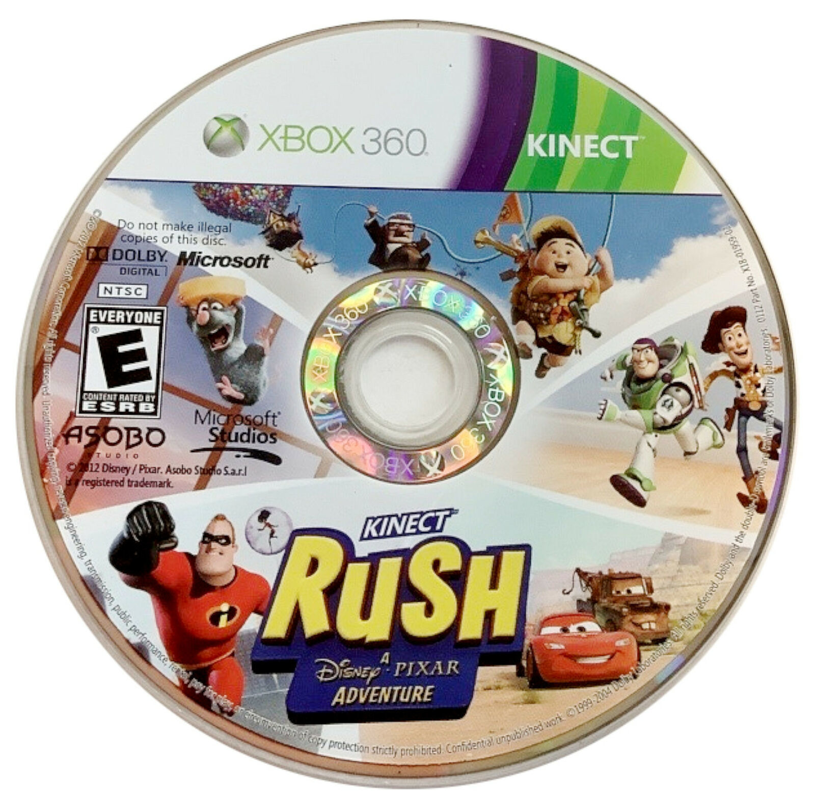 Kinect Rush: A Disney Pixar Adventure Microsoft Xbox 360 Video Game ...