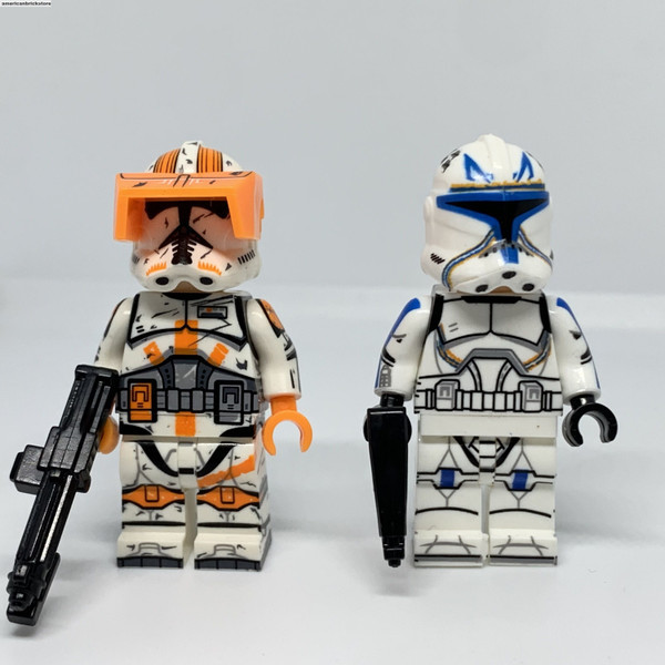 Captain Rex and Commander Cody Minifigures Star Wars Clone Trooper US ...