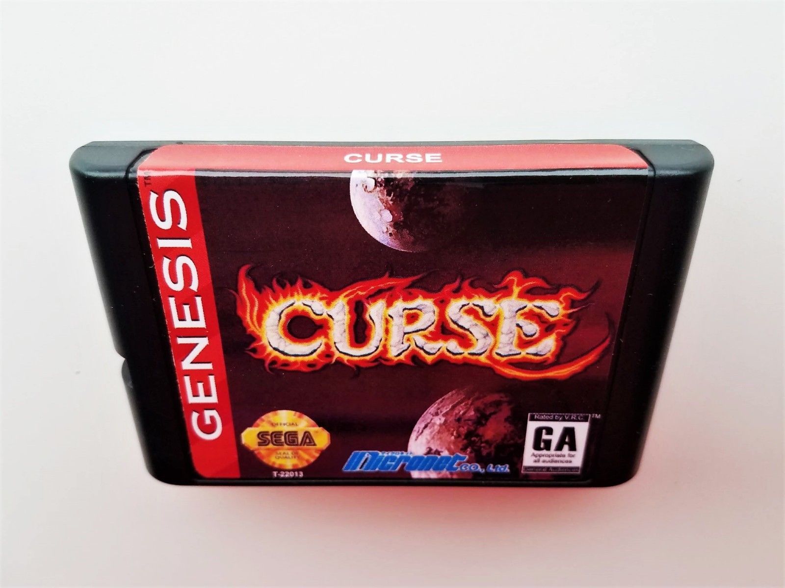 Curse - Sega Genesis (Game + Case / Box)- SHMUP - Space Shooter ...