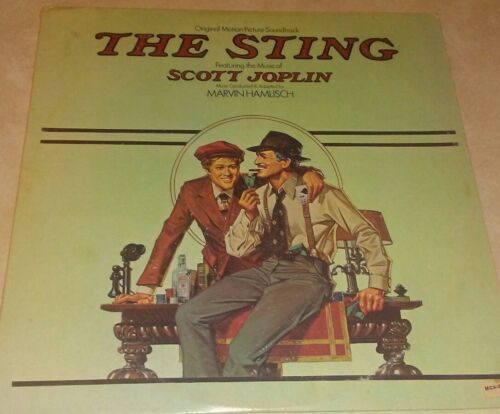 The Sting Motion Picture Scott Joplin LP Records Vinyl Album MCA-2040 - Vinyl Records