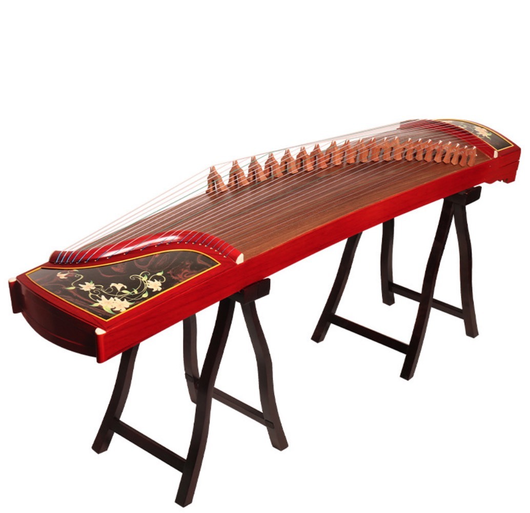 21 string guzheng painting craft Chinese musical instrument - Guzhengs