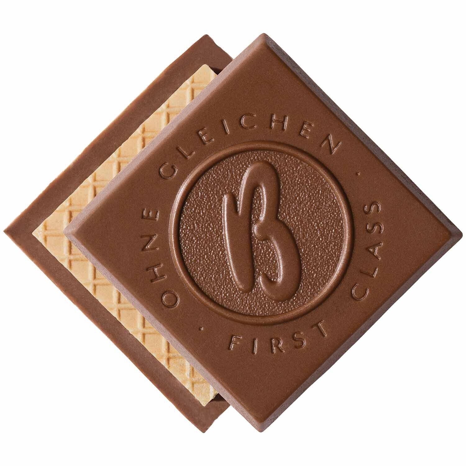 Bahlsen Waffle cookies with NOUGAT cream and MILK chocolate -125g-FREE ...