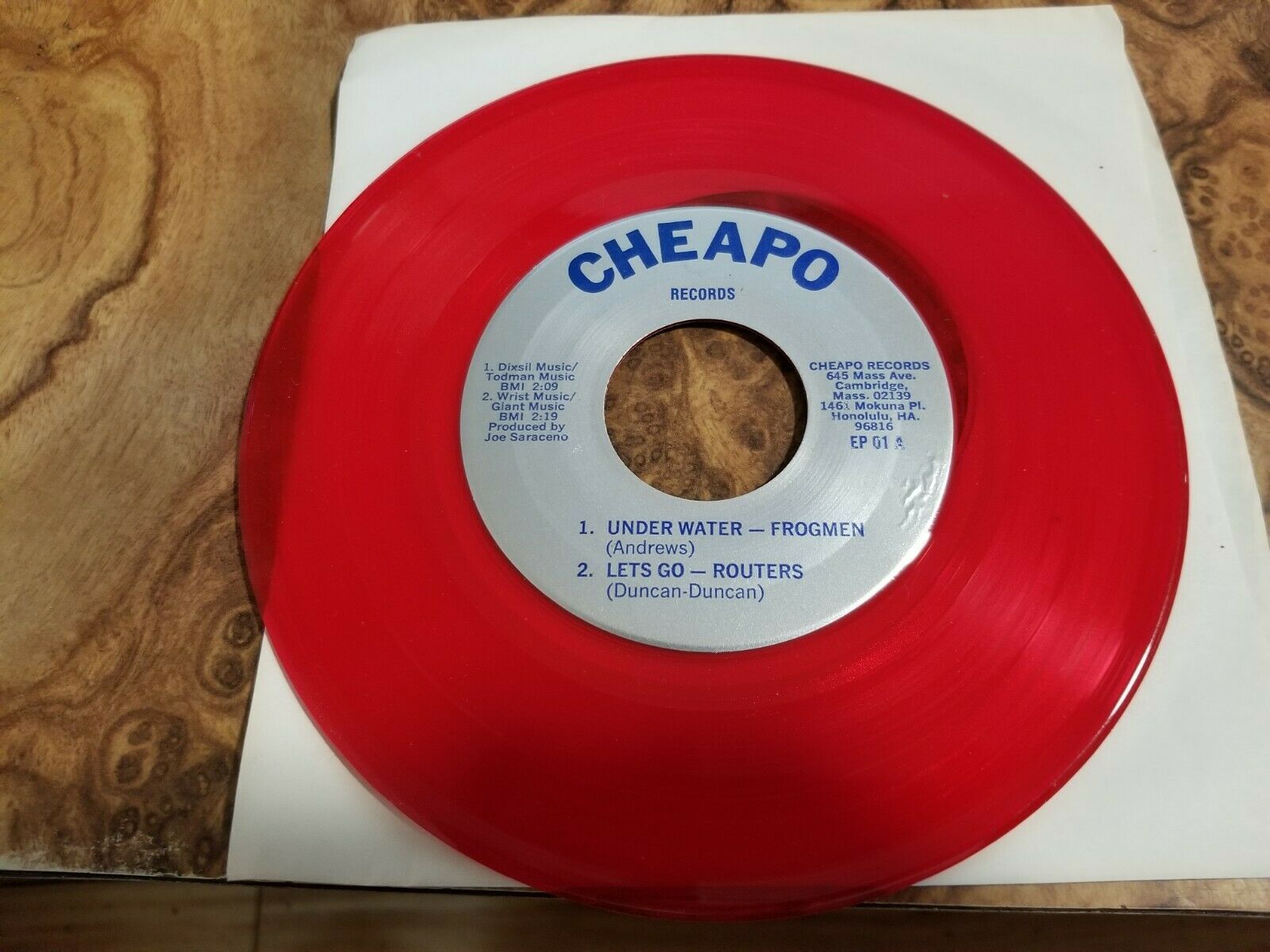 The Marketts: Balboa Blue / and Frogmen - Underwater - Red Record ...
