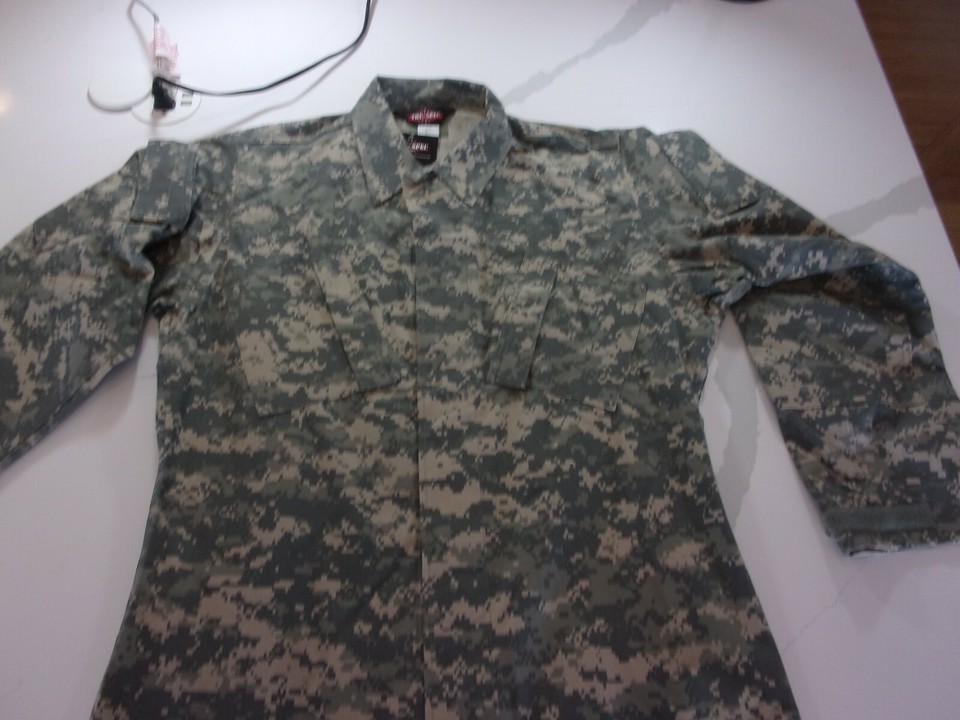 NEW TRU-SPEC MILITARY ACU DIGITAL ARMY COMBAT UNIFORM TACTICAL JACKET ...