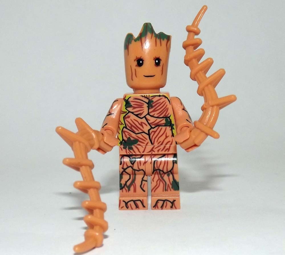 Groot Guardians Of The Galaxy Custom Minifigures - LEGO (R) Minifigures