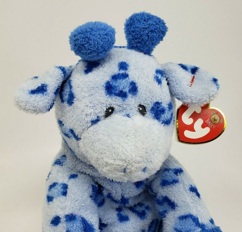 Ty Pluffies 2006 Baby Blue Tiptop Giraffe W/ and 50 similar items
