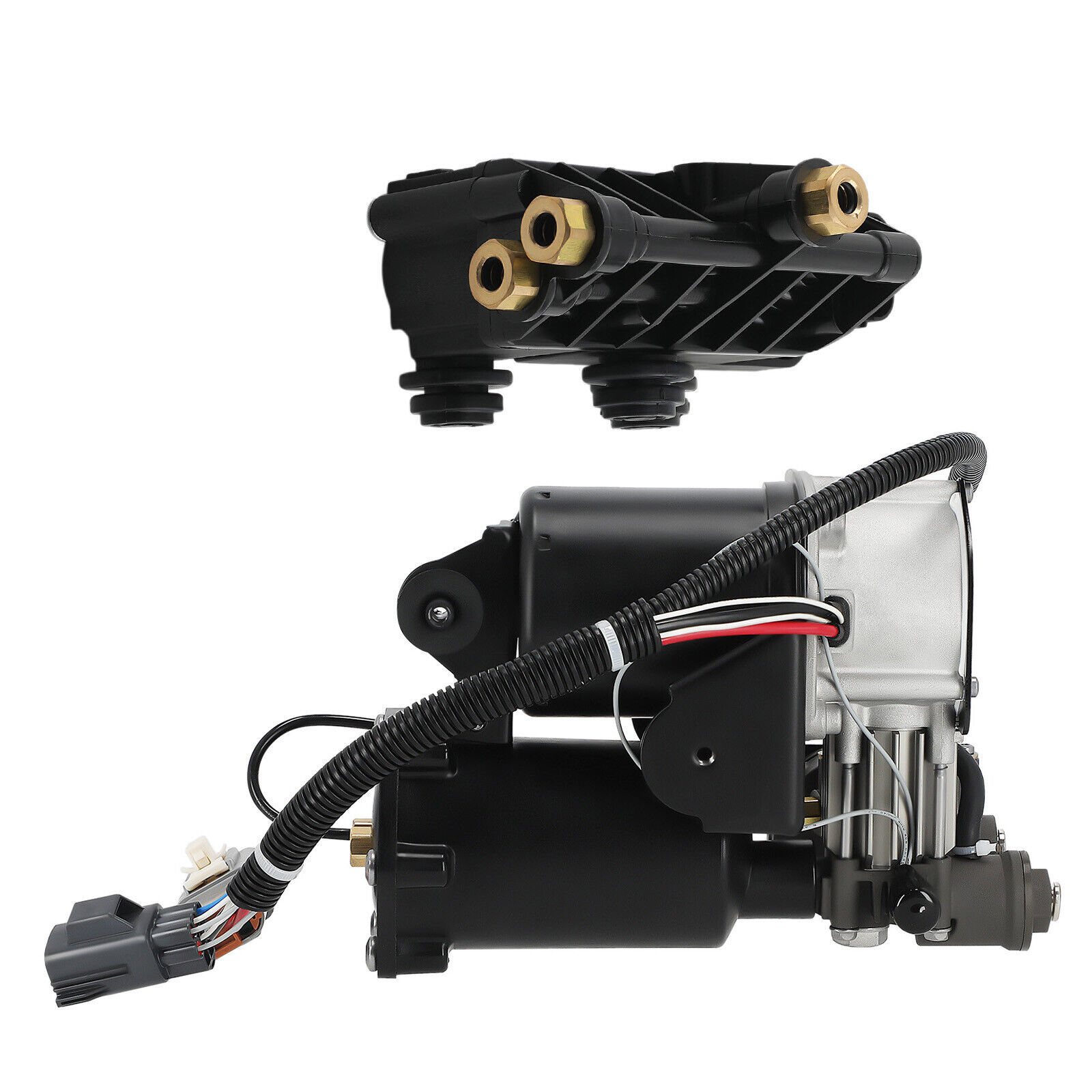 Air Suspension Pump + Valve Block for Range Rover Sport 2006-2013 ...