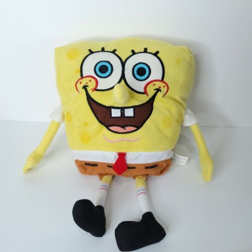 Spongebob Squarepants Plush Stuffed Animal Happy Soft Nickelodeon Nanco ...