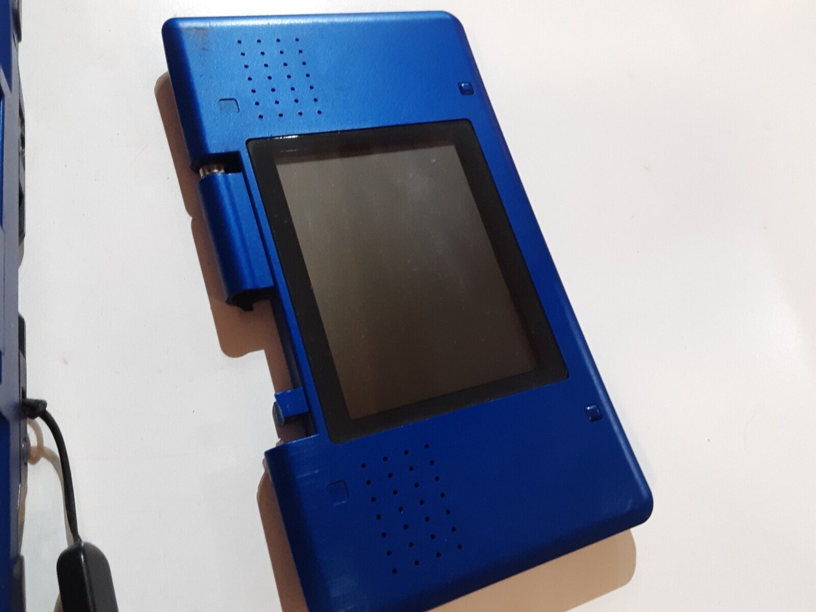 Nintendo DS Electric Blue Game Console NTR-001 Broken off Hinge - Video ...