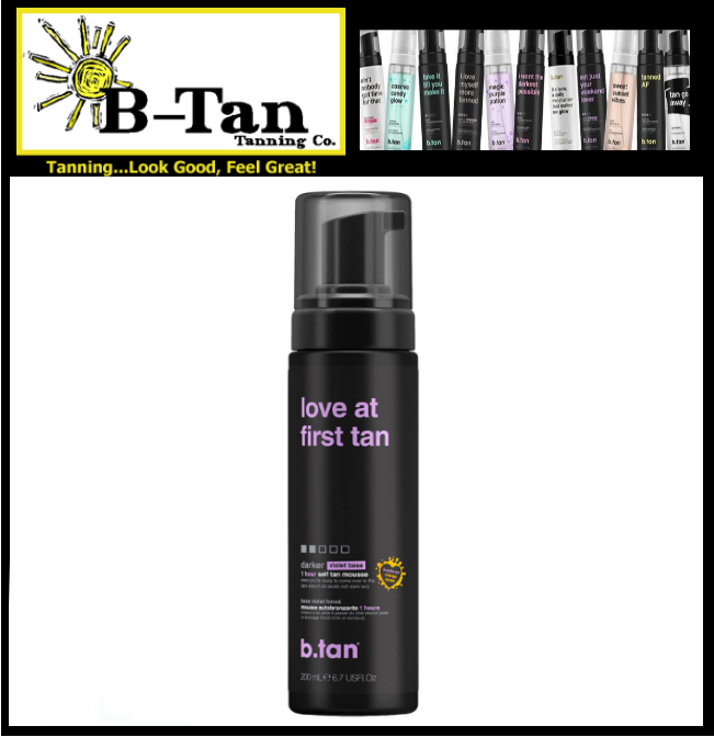 B.Tan Love At First Tan Self Tan Mousse, 6.7oz - Sunless Tanning Products