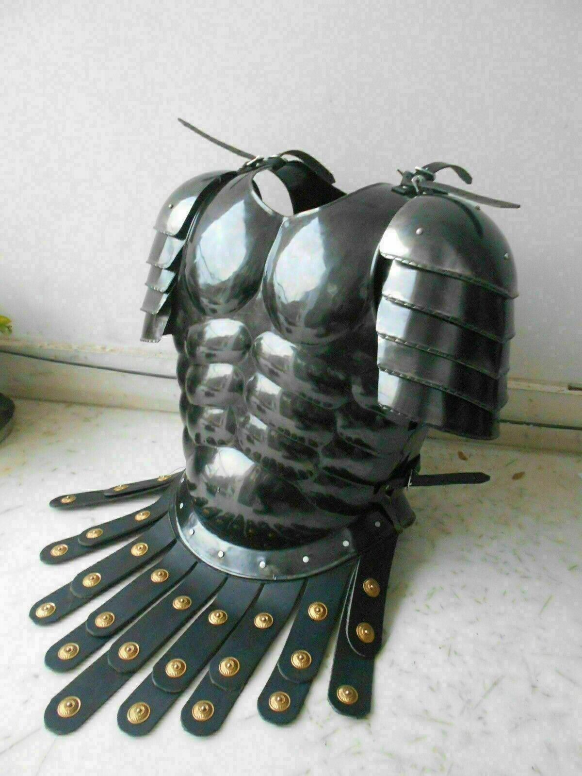 Medieval Knight Muscle Armor Jacket With Shoulder Wearable Antique ...