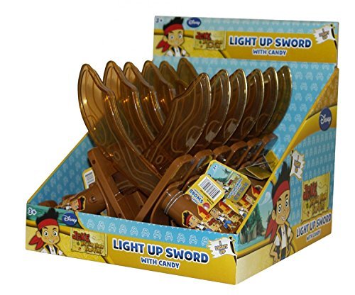 Disney Jake and The Neverland Pirates Light Up Sword with Candy 12ct ...
