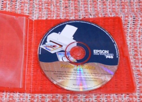 Epson Stylus Color 740 Printer Software CD, Windows and Mac, 1999 ...