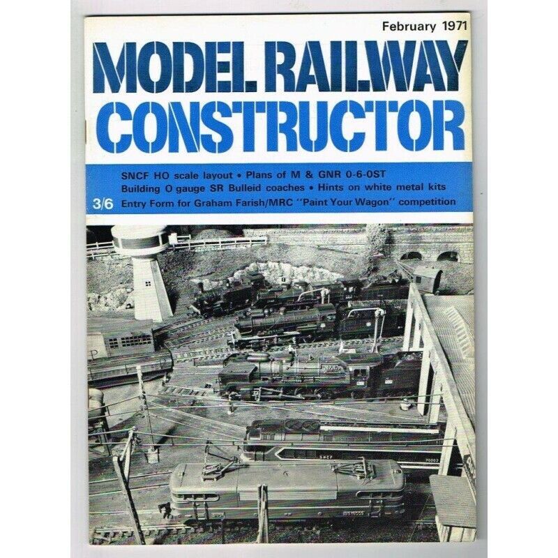 Model Railway Constructor Magazine February 1971 mbox3390/f SNCF HO ...