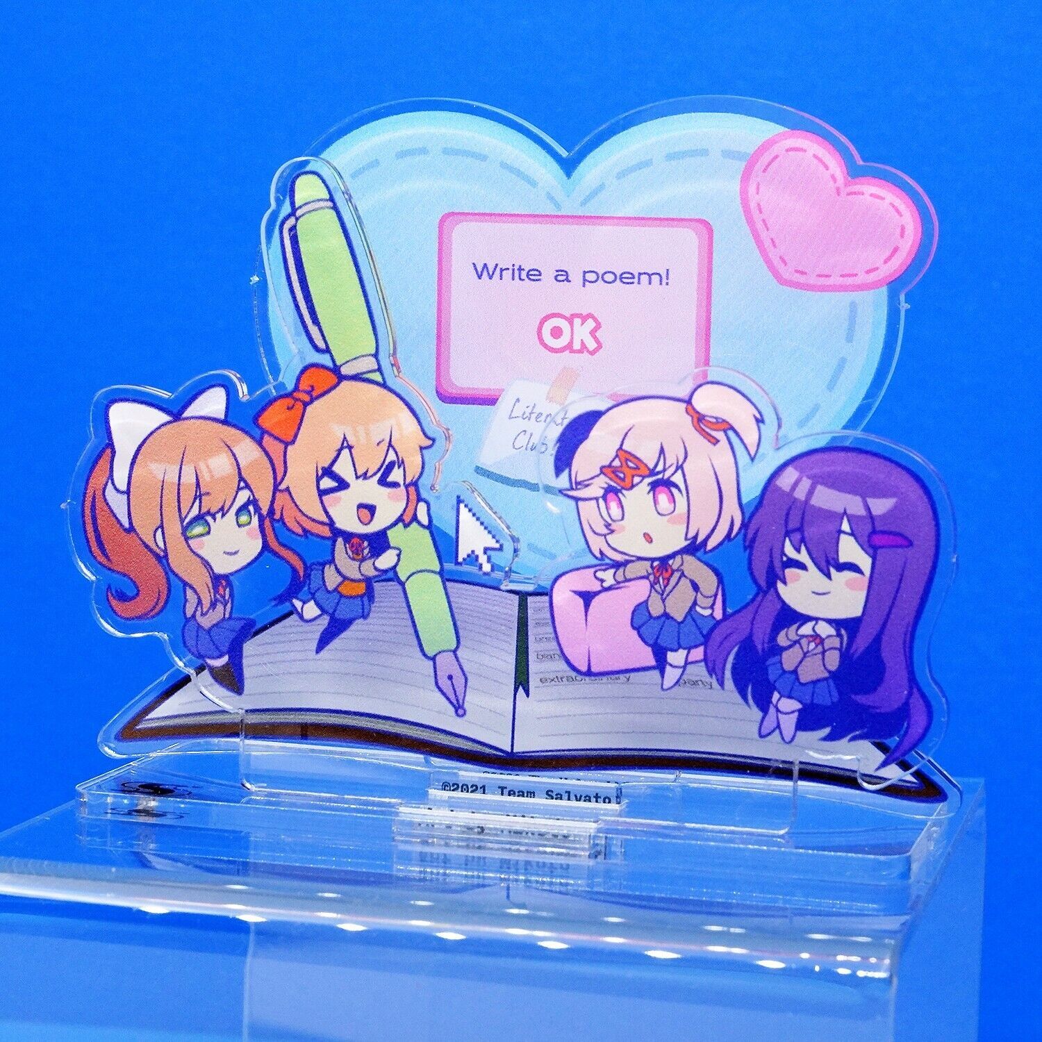 Doki Literature Club Poetry Acrylic Stand Figure DDLC Sayori Natsuki ...