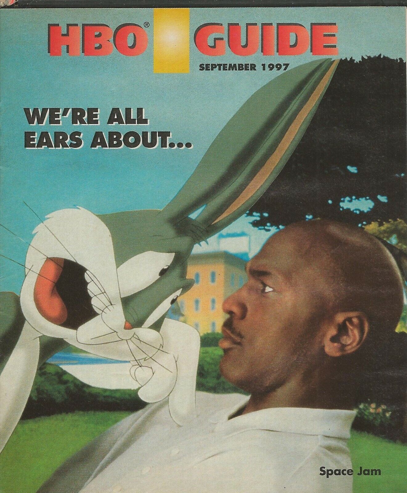 ORIGINAL Vintage Sep 1997 HBO Guide Magazine Space Jam Michael Jordan ...