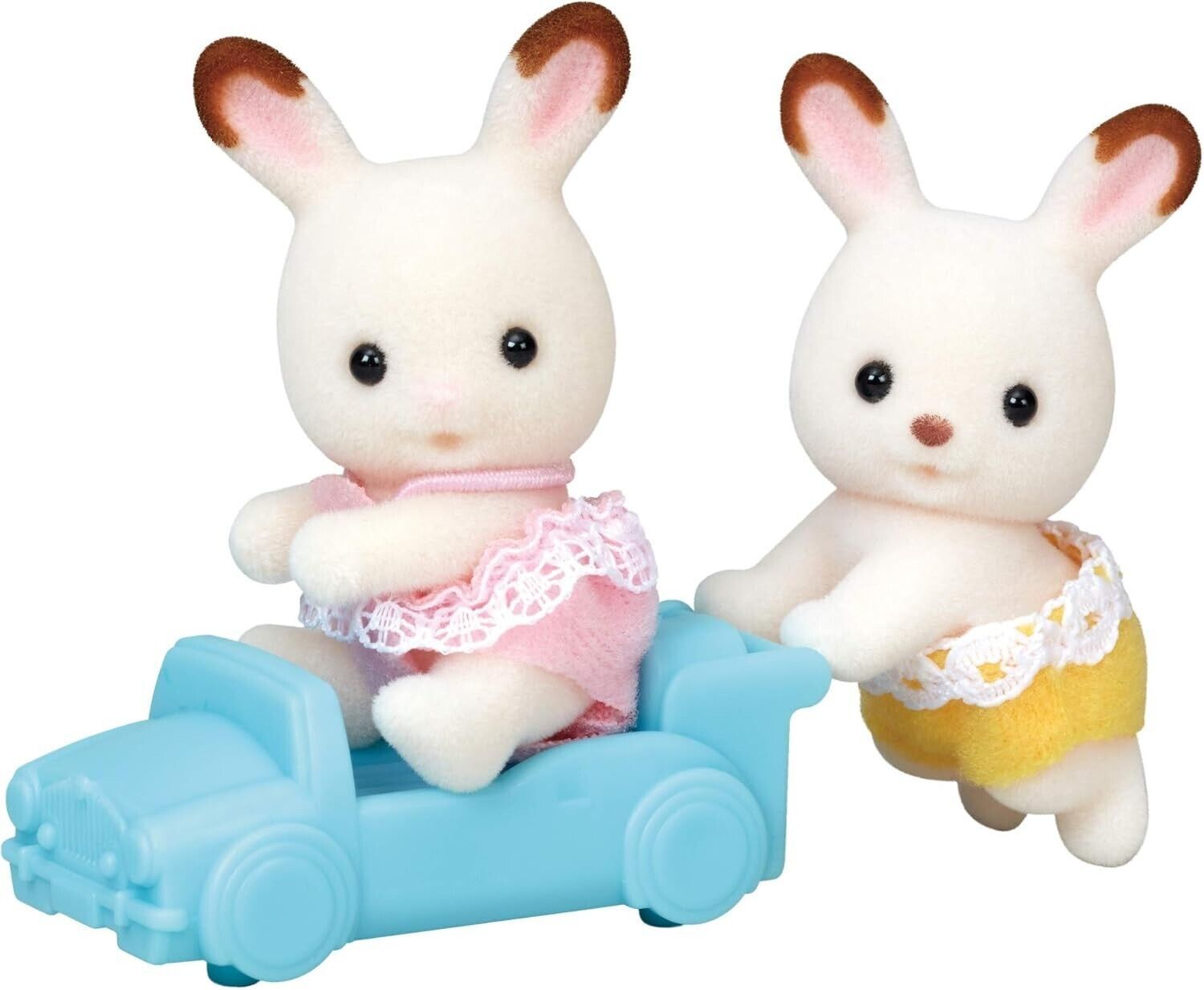 Calico Critters Hopscotch Chocolate Rabbit Bunny Twins - Dollhouse ...