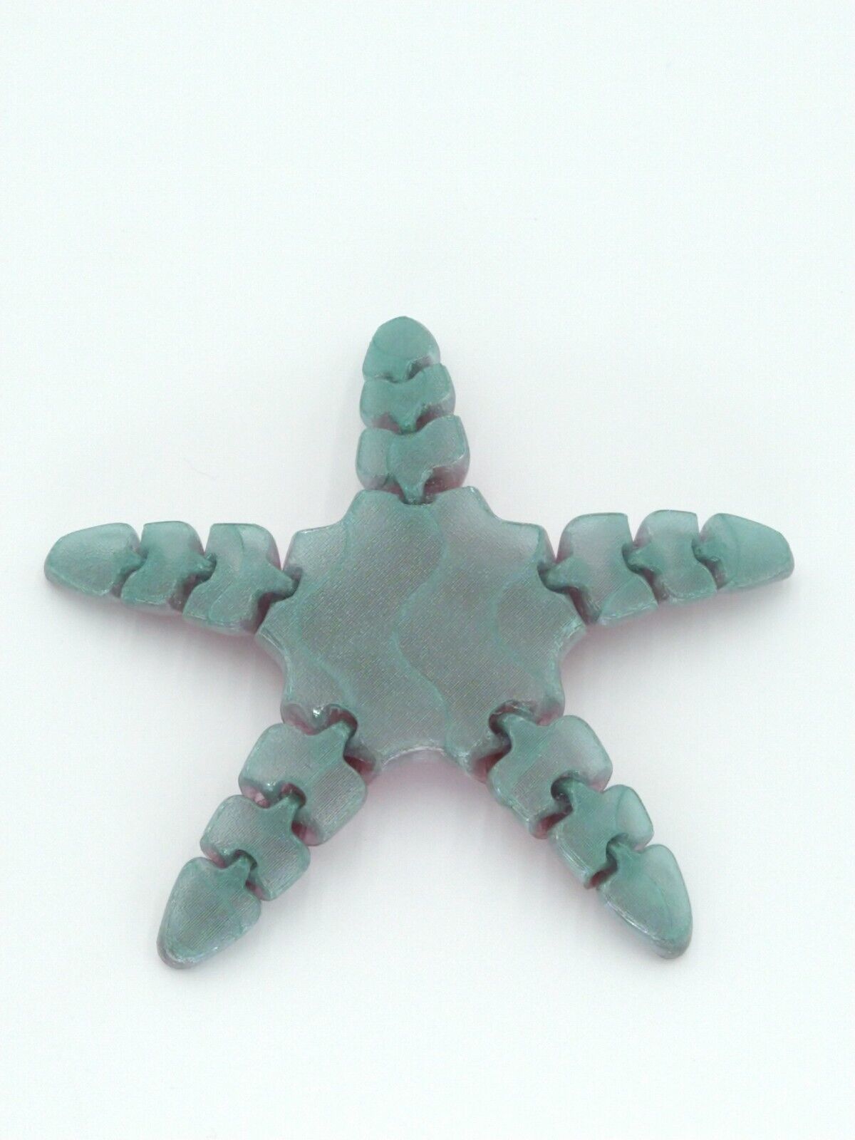 Goofy SQUISHY Starfish Articulated Figure Rainbow 5" 3D Printed Flexi ...