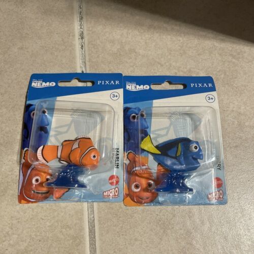 Disney Pixar FINDING NEMO Mattel Micro Collection Set of 2 Figurines ...