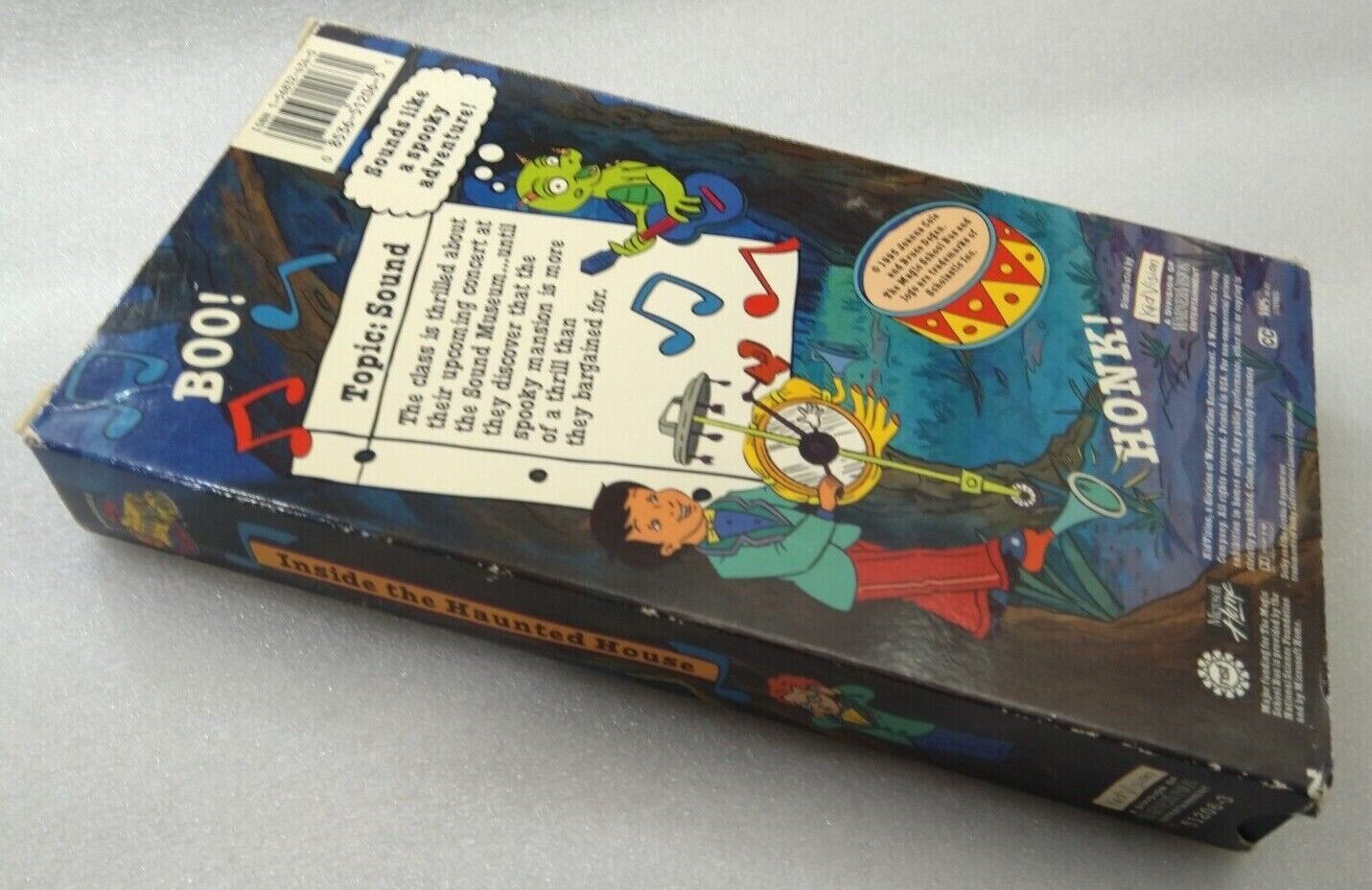VHS The Magic School Bus - Inside The Haunted House (VHS, 1995 ...