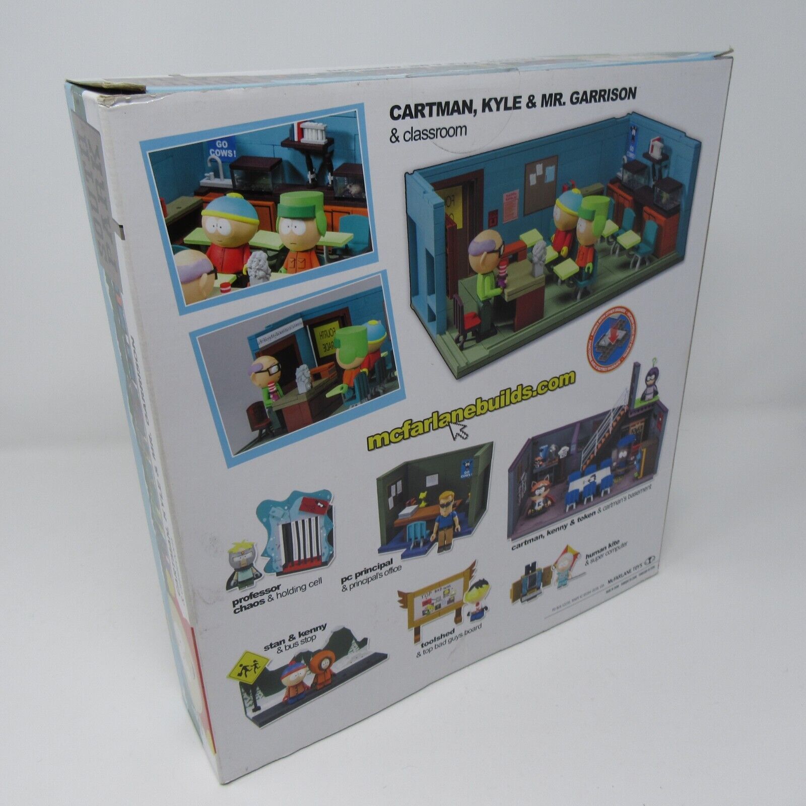 McFarlane Toys South Park Classroom Construction Set Cartman Kyle ...