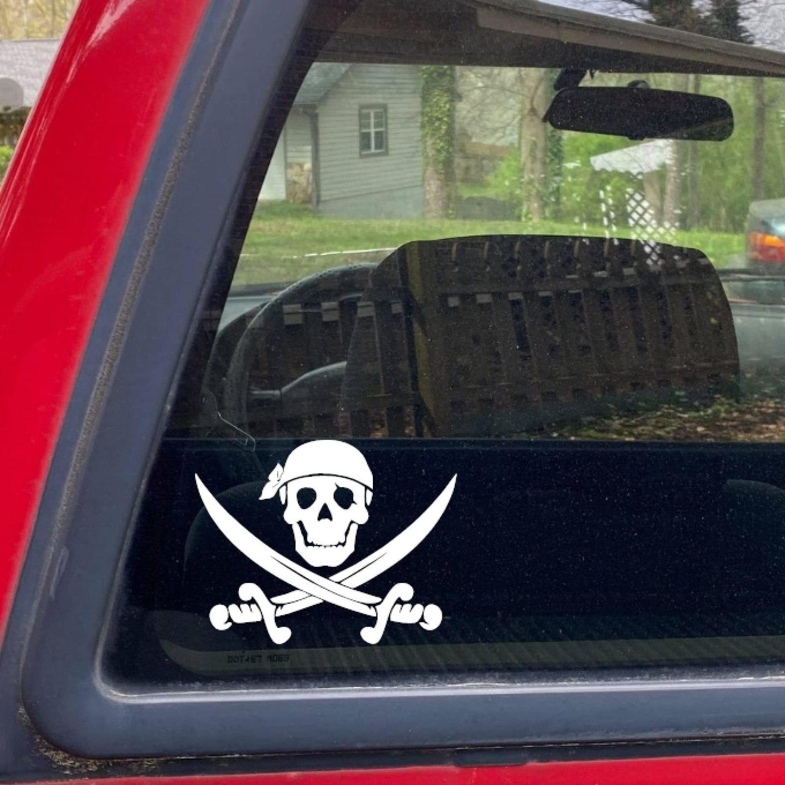 Pirate Skull Cross Swords Vinyl Decal Sticker Bumper Window Laptop 4x5 ...