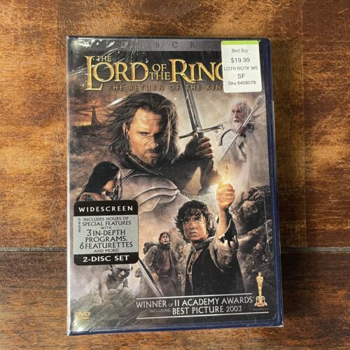 The Lord of the Rings The Return of the King (DVD, 2004, 2-Disc ...