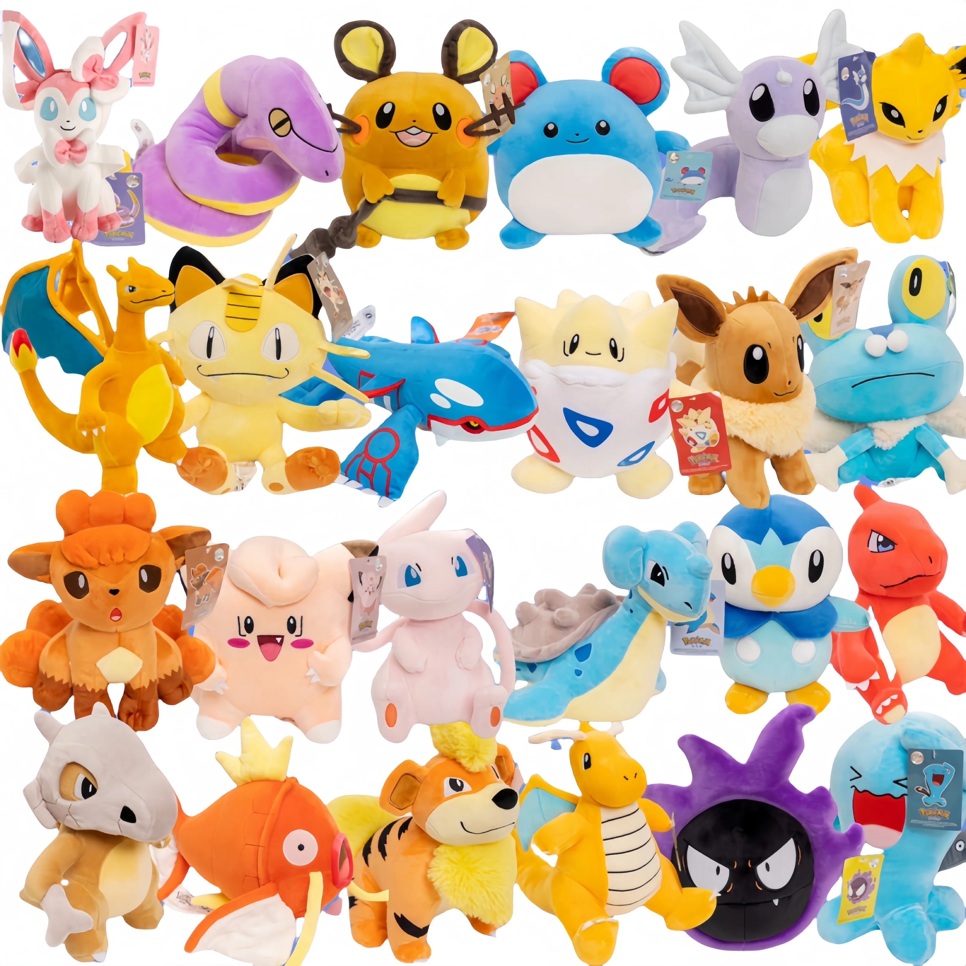 Original Pokemon Plush Toy Gengar Pikachu Charizard Sylveon Eevee Dragonite Doll - Other
