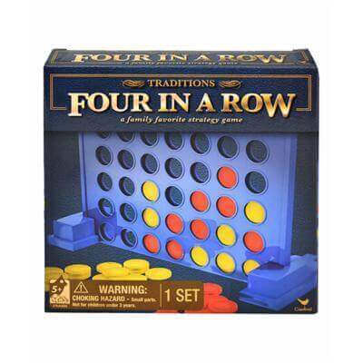Four in a Row Strategy Board Game - Toys & Hobbies