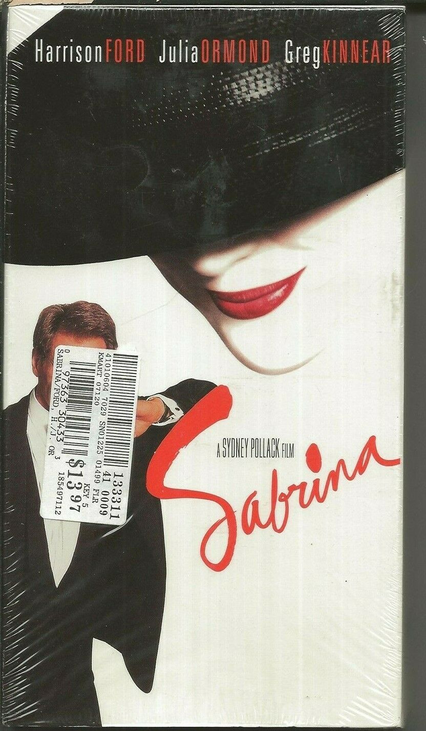 Sabrina VHS Movie Harrison Ford Julia Ormond - VHS Tapes
