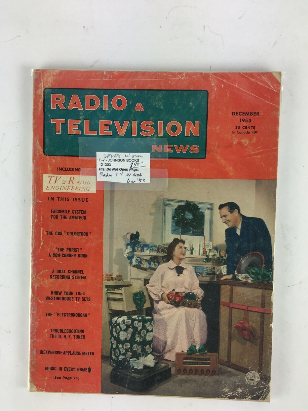 December 1953 Radio Television News Magazine and similar items