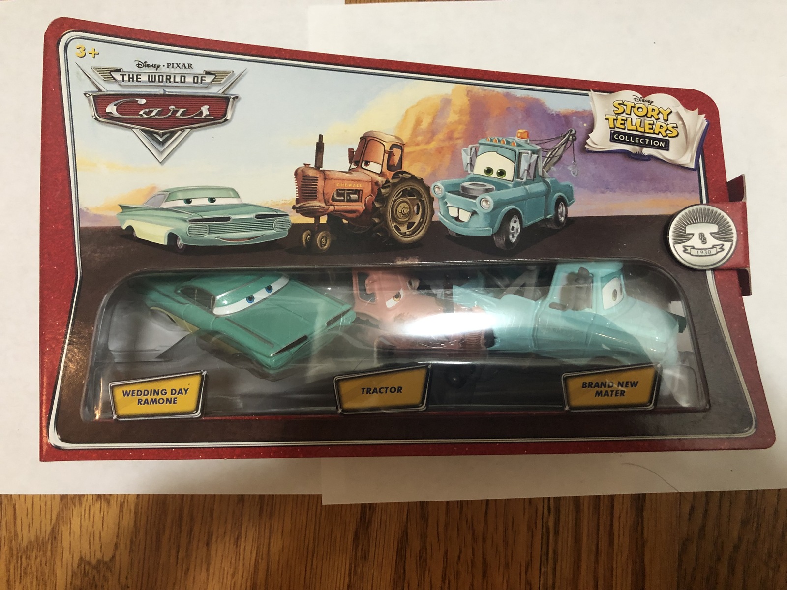 Disney Cars Storytellers Wedding Day Ramone, Tractor & Brand New Mater ...